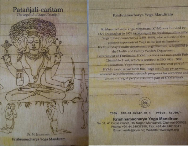 (PDF) Patañjalicaritam, The legend of Sage Patañjali