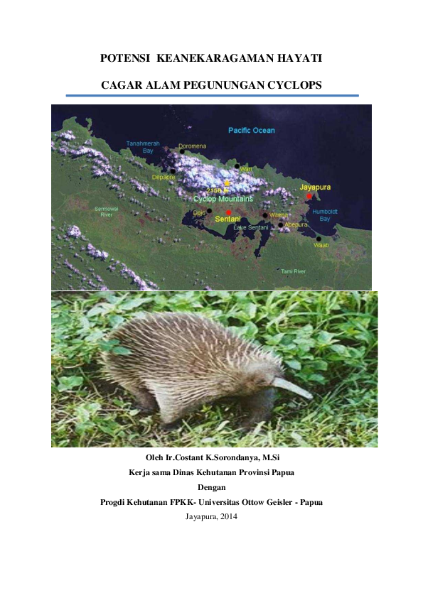 (PDF) POTENSI KEANEKARAGAMAN HAYATI CAGAR ALAM PEGUNUNGAN CYCLOPS