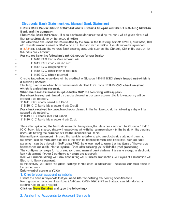 (DOC) Electronic Bank Statement vs. Manual Bank Statement