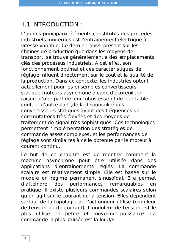 (DOC) Commande scalaire