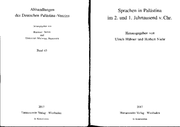 (PDF) Languages and Scripts of Samaria in the Persian and Hellenistic ...