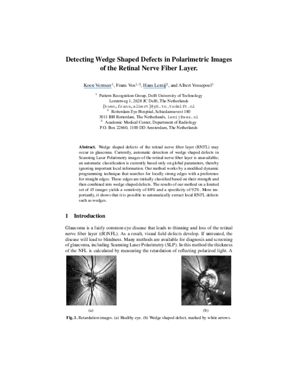 (PDF) Detecting Wedge Shaped Defects in Polarimetric Images of the ...