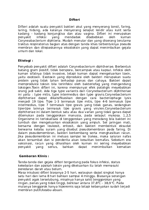 (DOC) DIFTERI