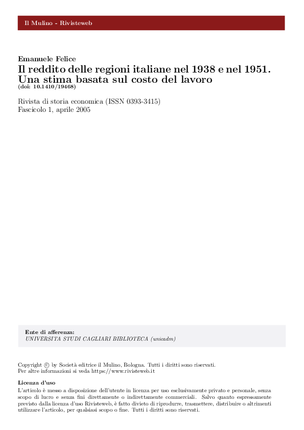 (PDF) Il Mulino -Rivisteweb