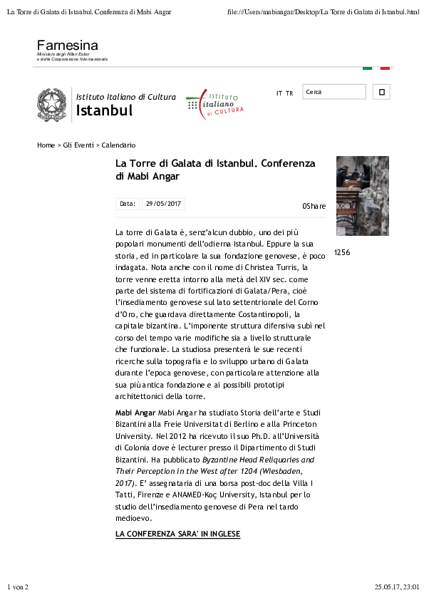 (PDF) The Galata Tower in Istanbul - Work in Progress