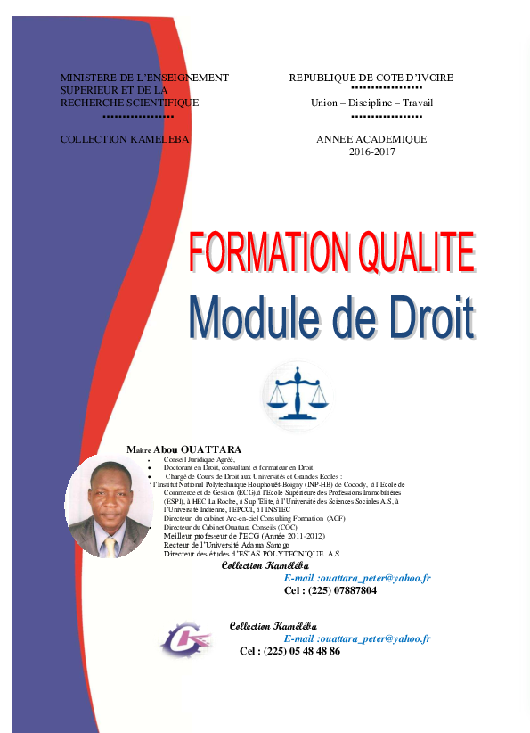 (PDF) Module Droit du Travail