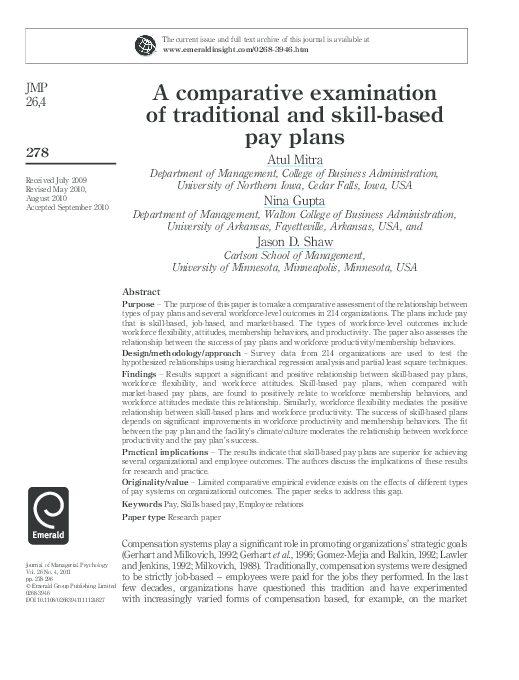 PDF A Comparative Examination Of Traditional And Skill based Pay pdf-a-comparative-examination-of-traditional-and-skill-based-pay
