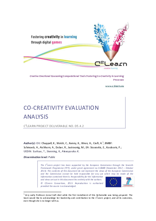 (PDF) Creative Emotional Reasoning Computational Tools Fostering Co-Creativity in Learning ...