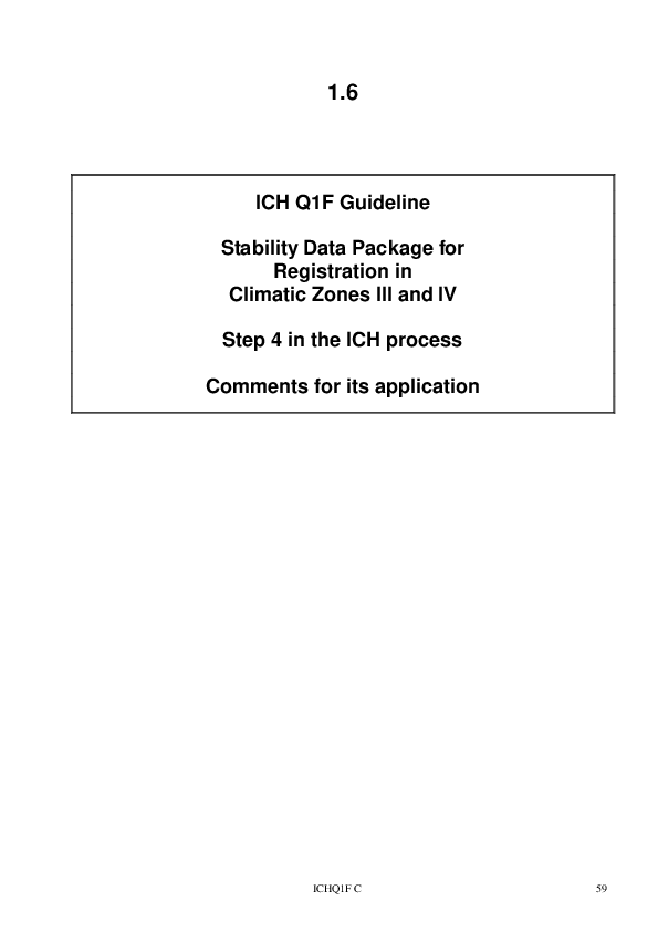 (PDF) 6 ICH Q1F Guideline Stability Data Package for Registration in ...