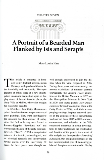 (PDF) A Portrait of a Bearded Man Flanked by Isis and Serapis