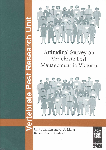 (PDF) Attitudinal survey on vertebrate pest management in Victoria