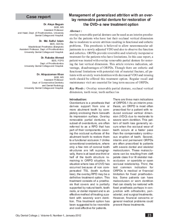 (PDF) Management of generalized attrition with an overlay removable ...