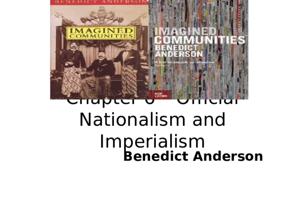 (PPT) Chapter 6 – Official Nationalism and Imperialism.pptx