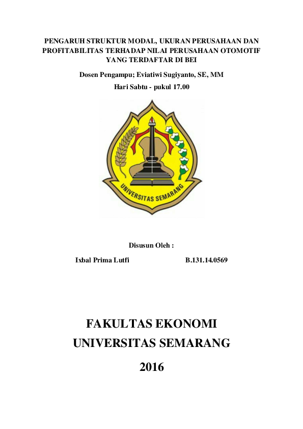(PDF) Proposal Keuangan