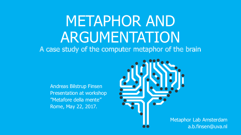 (PDF) METAPHOR AND ARGUMENTATION A case study of the computer metaphor ...