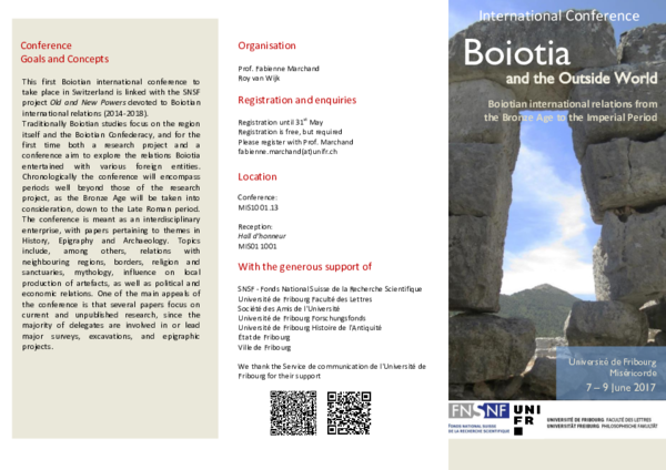(PDF) Boiotia and the Outside World June 7-9 2017: final programme