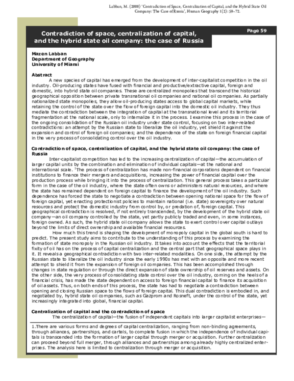 (PDF) Contradiction of space, centralization of capital, and the hybrid ...