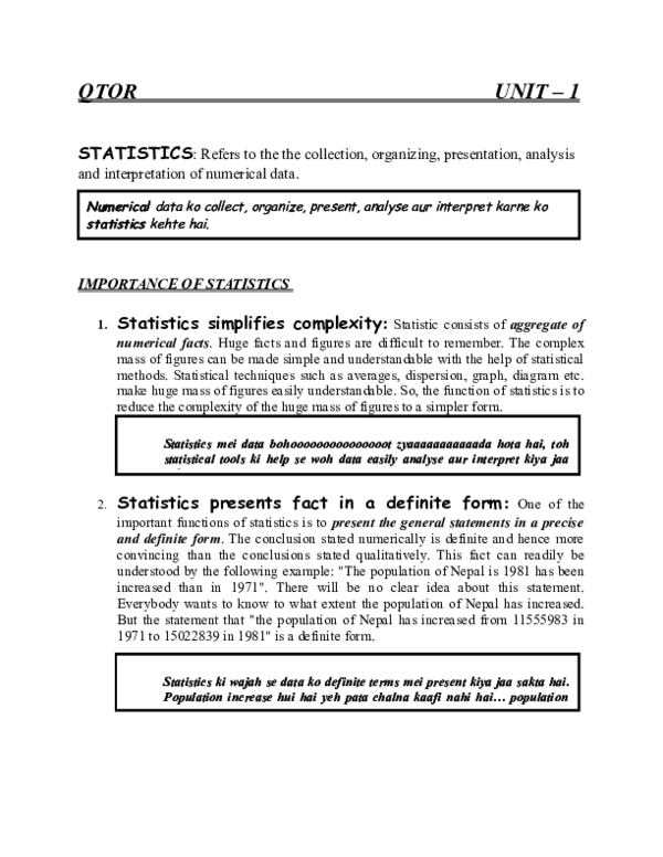 (DOC) QTOR UNIT 1