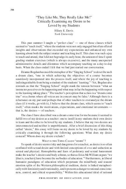 (PDF) They Like Me, They Really Like Me!" Critically Examining my ...