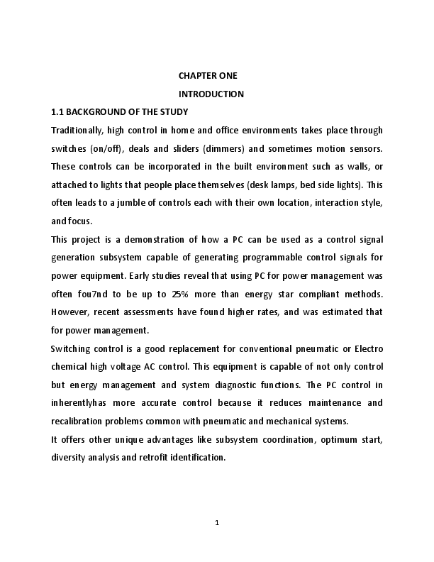 Pdf Design And Implementation Of Lighting Switching Control System Interface