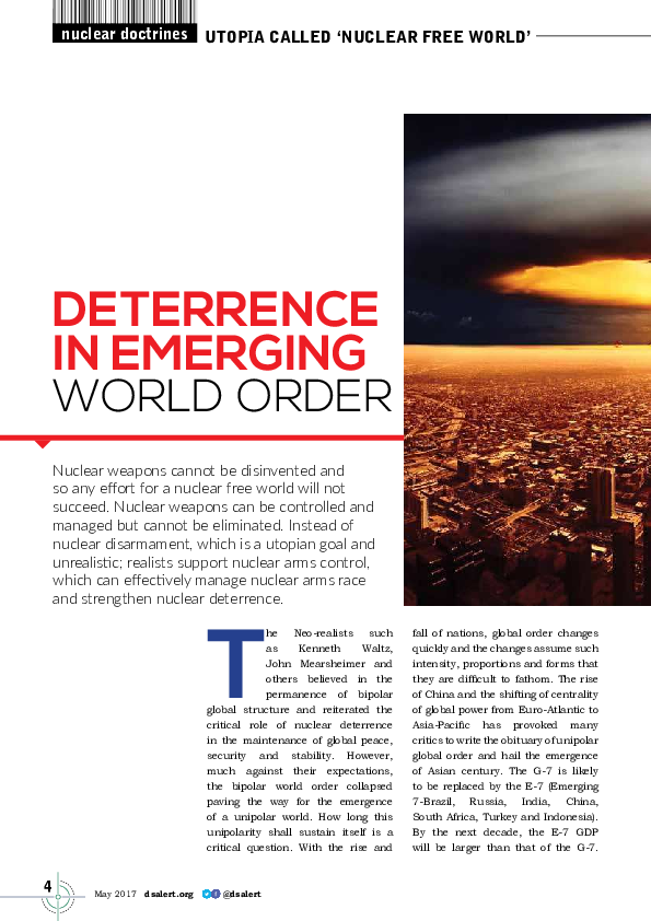 (PDF) Nuclear Deterrence in a Unipolar World