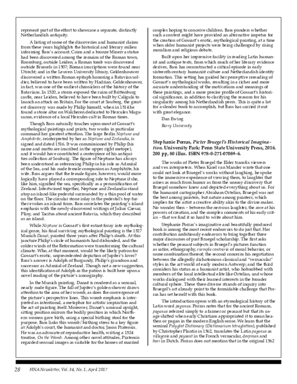 (PDF) Pieter Bruegel's Historical Imagination