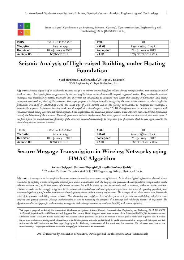 (PDF) Seismic Analysis of High-raised Building under Floating ...