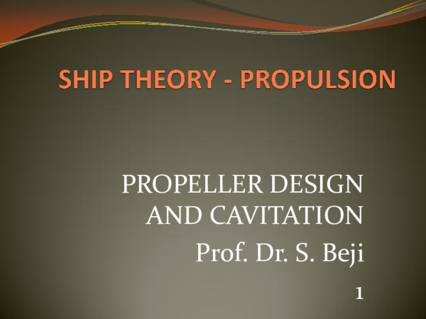 (PDF) SHIP-THEORY PROPULSION