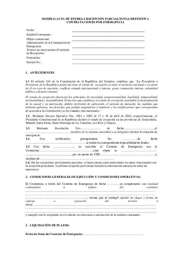 (PDF) MODELO ACTA DE ENTREGA RECEPCIÓN PARCIAL/TOTAL/DEFINITIVA ...