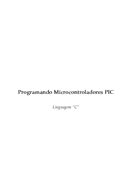 (PDF) Programando Microcontroladores PIC
