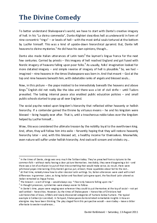 (PDF) The Divine Comedy
