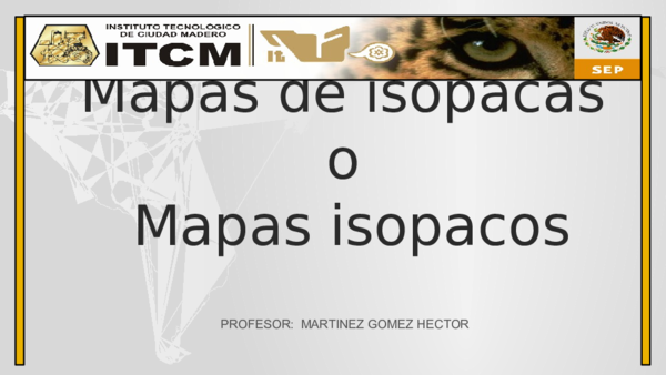 (PPT) Mapas de isopacas 1