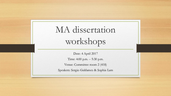 (PDF) MA dissertation workshops: Research Questions