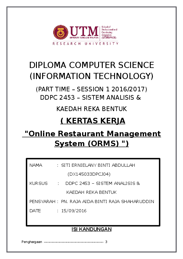 (DOC) DIPLOMA COMPUTER SCIENCE (INFORMATION TECHNOLOGY) "Online ...