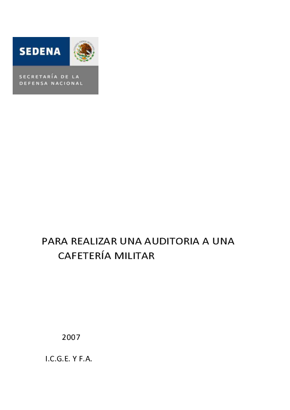 (PDF) AUDITORIA A UNA CAFETERÍA