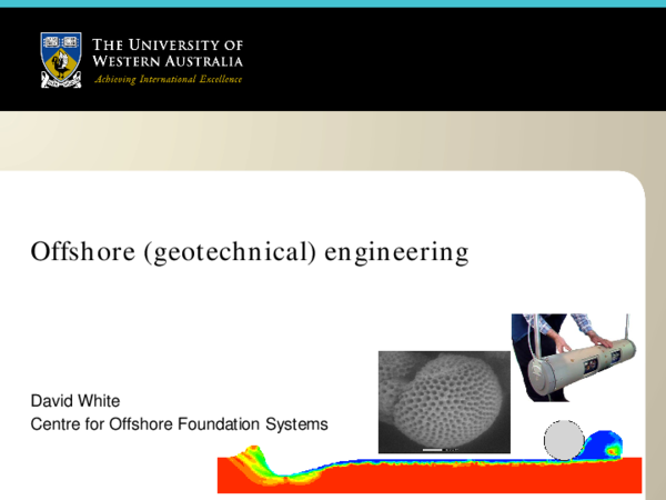 (PDF) Offshore (geotechnical) engineering