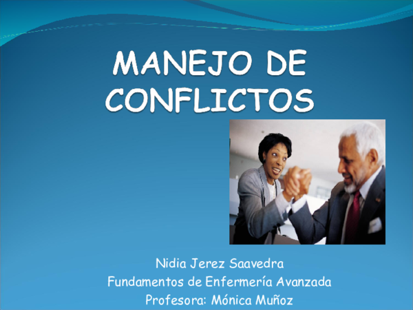 (PPT) MANEJO DE CONFLICTOS