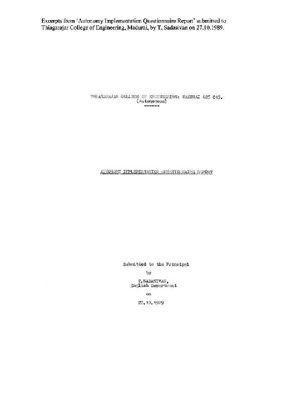 (PDF) Autonomy Implementation Questionnaire Report