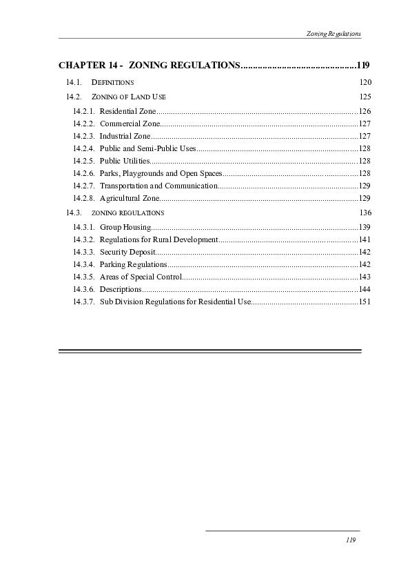 (DOC) CHAPTER 14 -ZONING REGULATIONS 119