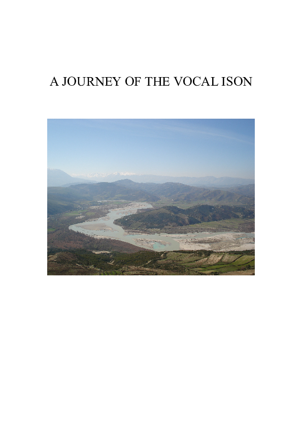(DOC) -A Journey of the Vocal Ison