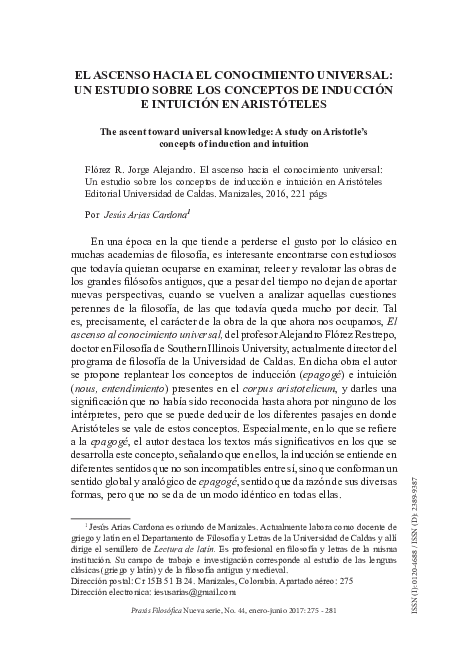 (PDF) El Ascenso hacia el Conocimiento Universal: Un Estudio de los ...