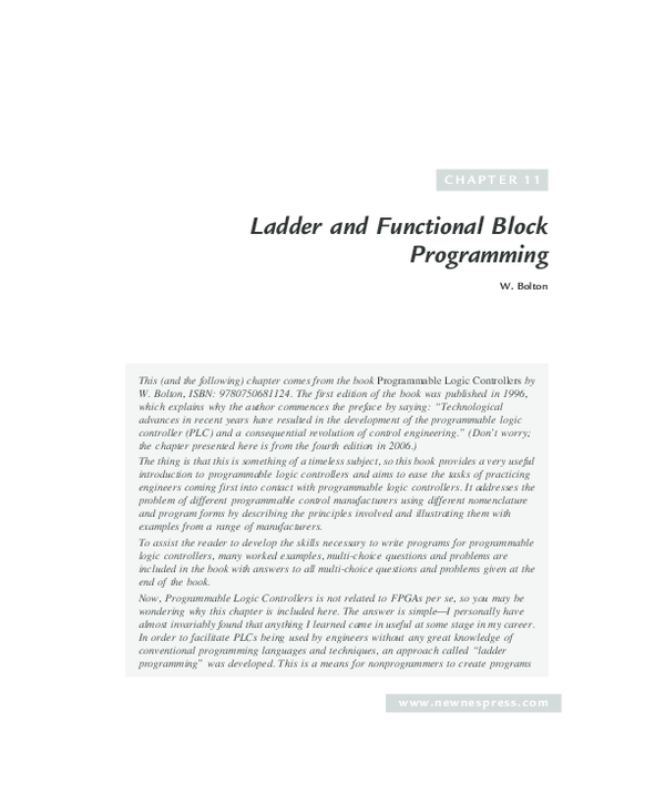 (PDF) Ladder and Functional Block Programming