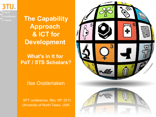 (PPT) The Capability Approach & ICT for Development: What’s in It for ...