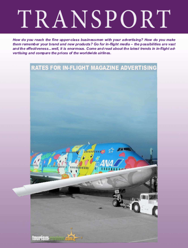 (PDF) transPort rates FOr in-Flight Magazine aDvertising