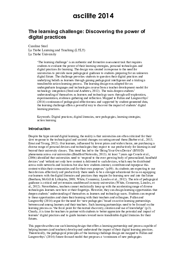 (PDF) Technology Enhanced Language Learning: Connecting Theory and ...