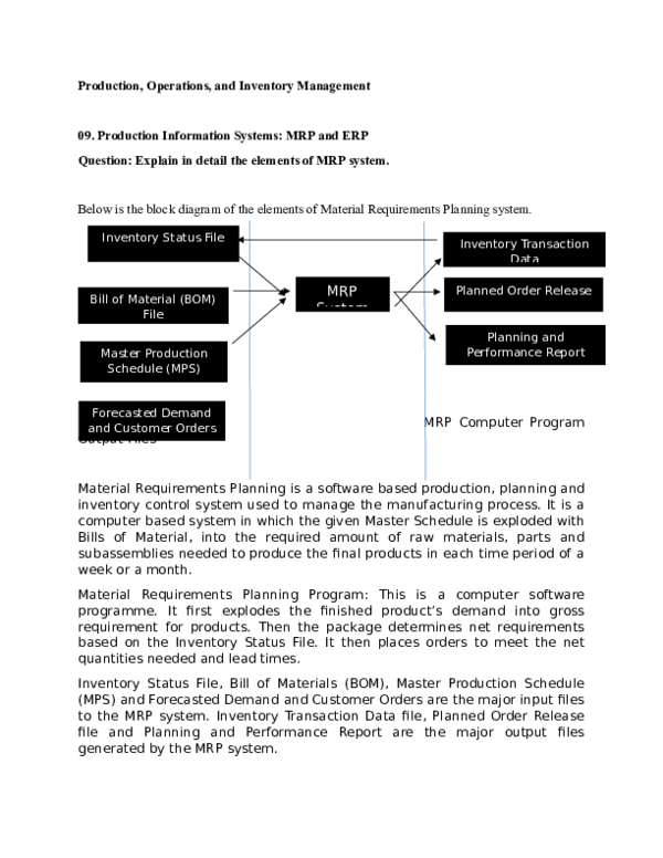 (DOC) Production, Operations, and Inventory Management 09. Production ...