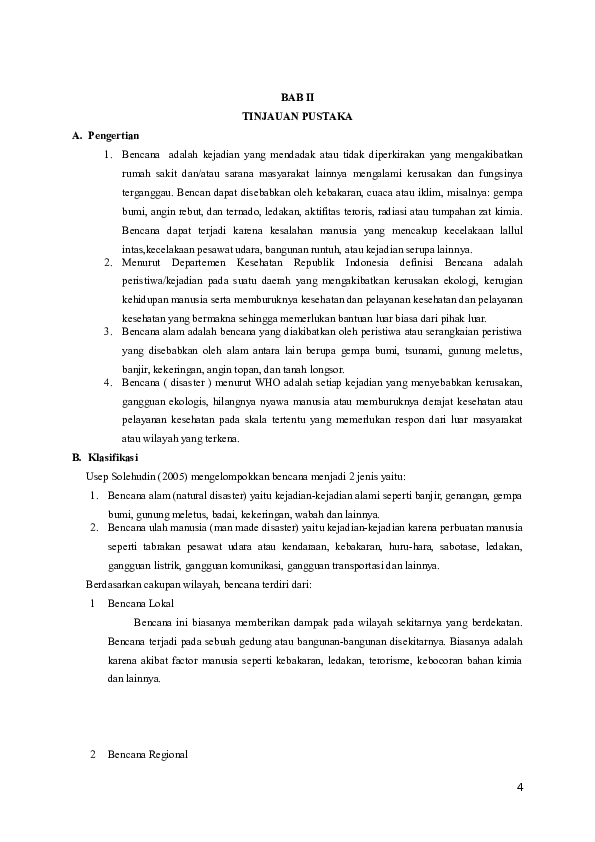 (DOC) Bencana gunung meletus BAB II