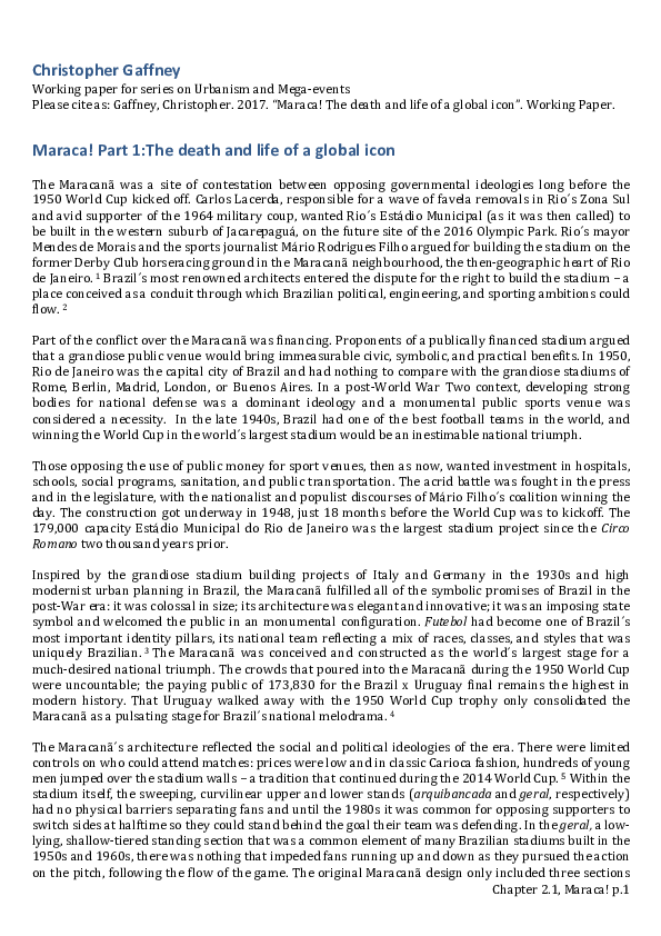 (PDF) Maraca! Part 1 The death and life of a global icon