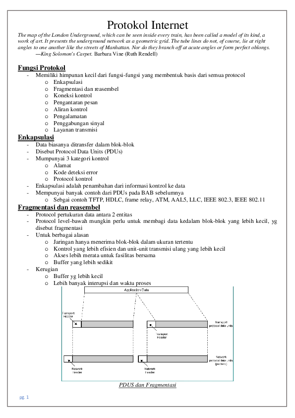 (PDF) Protokol Internet