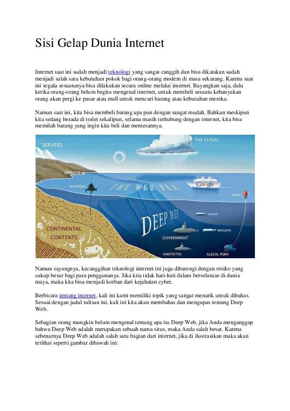 (PDF) Sisi Gelap Dunia Internet